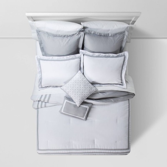 Threshold | Bedding | Threshold 8pc Applique Border Comforter Bedding ...